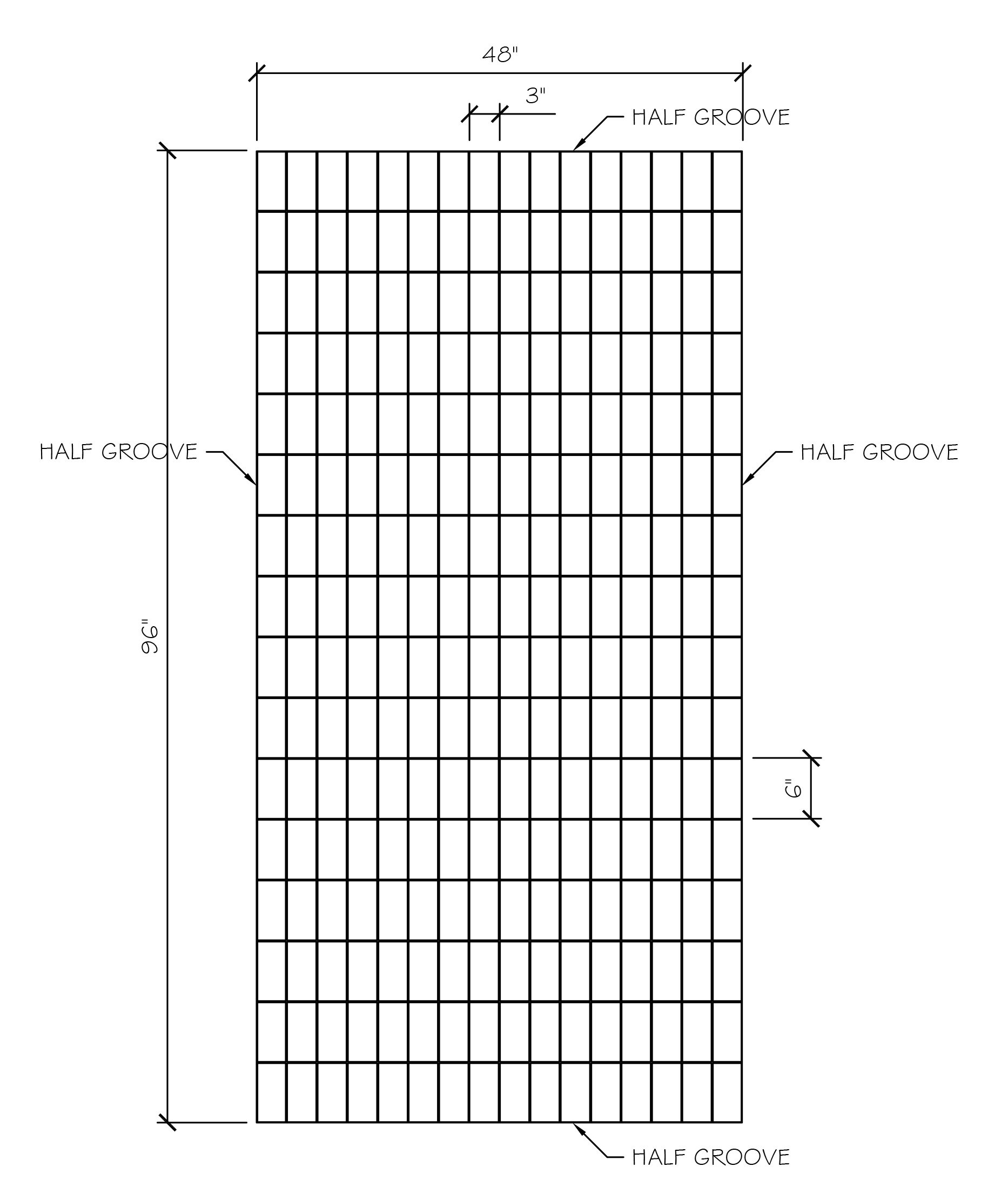 Marlite Symmetrix Rectangular Tile Panels | Seamless Wall Board